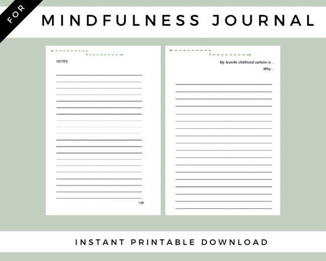 Mental Health Therapy Journal: Printable Personal Journal for ...