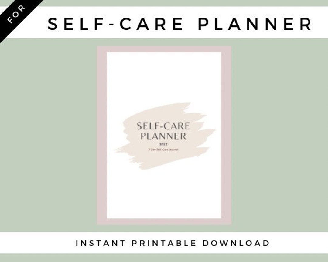 Self Care Weekly Planner to Help With Wellness and Mental Health ...