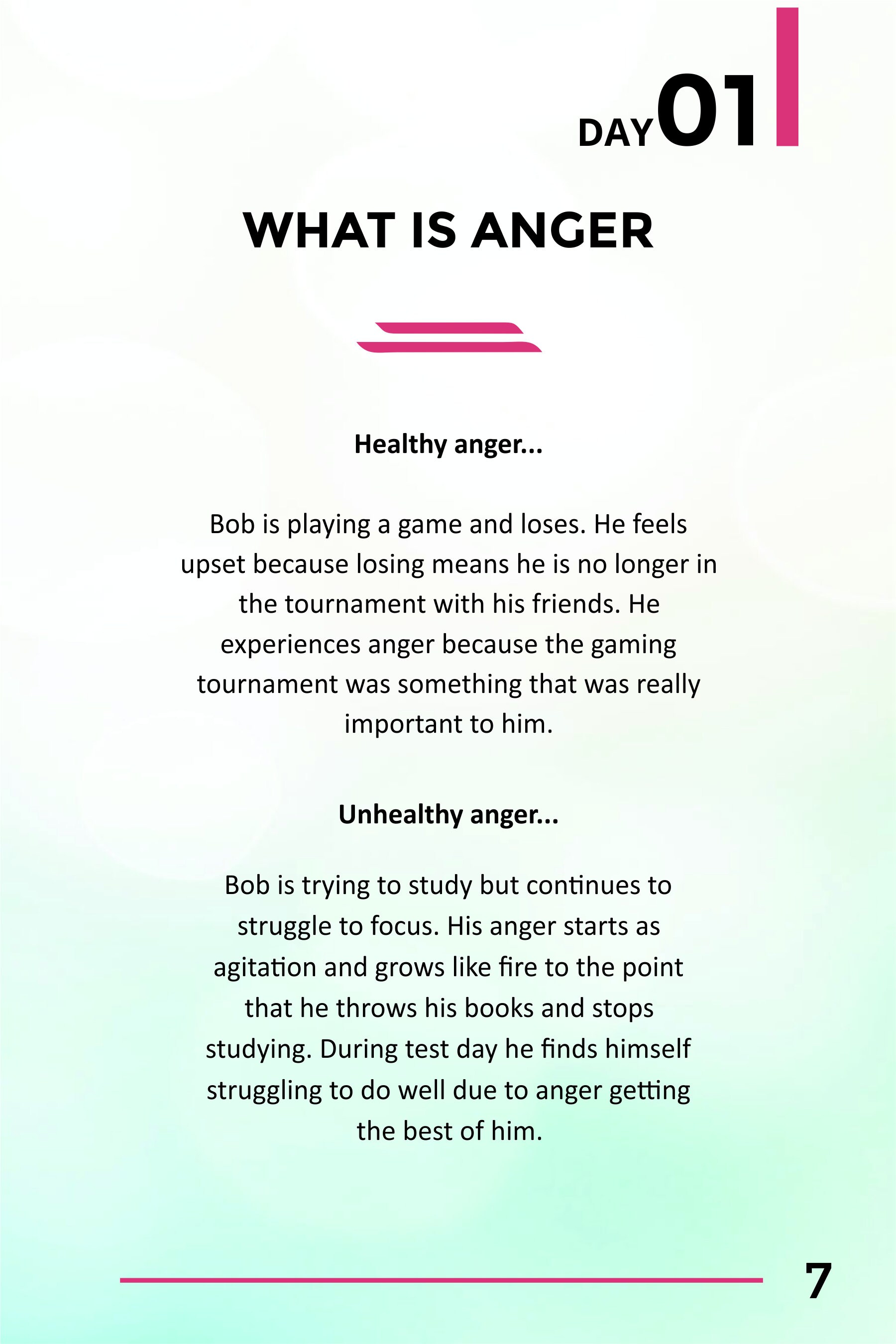 Anger Management Printable Workbook Adults: 14 Day Therapy Workbook ...