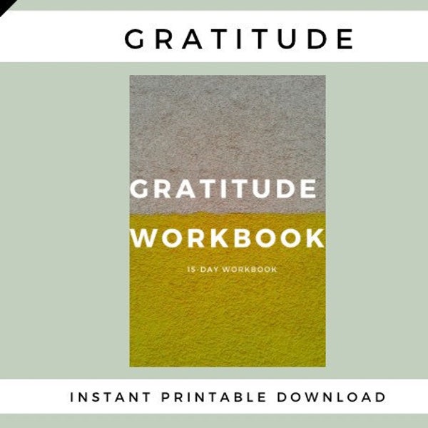 Gratitude Reflection Workbook - Etsy