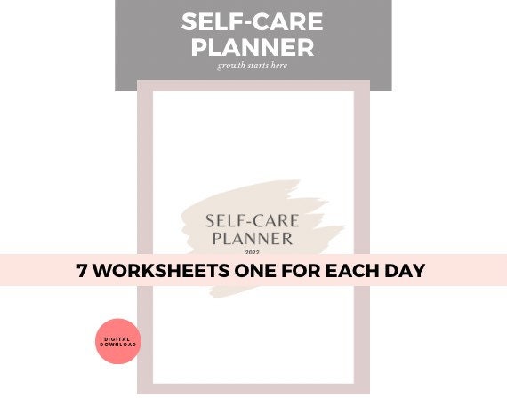 Self Care Weekly Planner to Help With Wellness and Mental Health ...