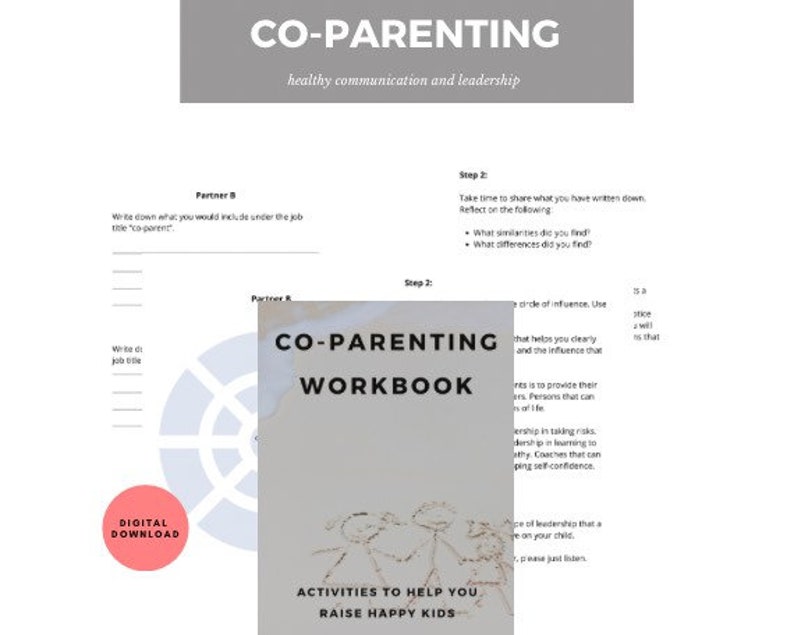 Co-parenting Workbook to Divorced or Separated Parents With Mediation ...
