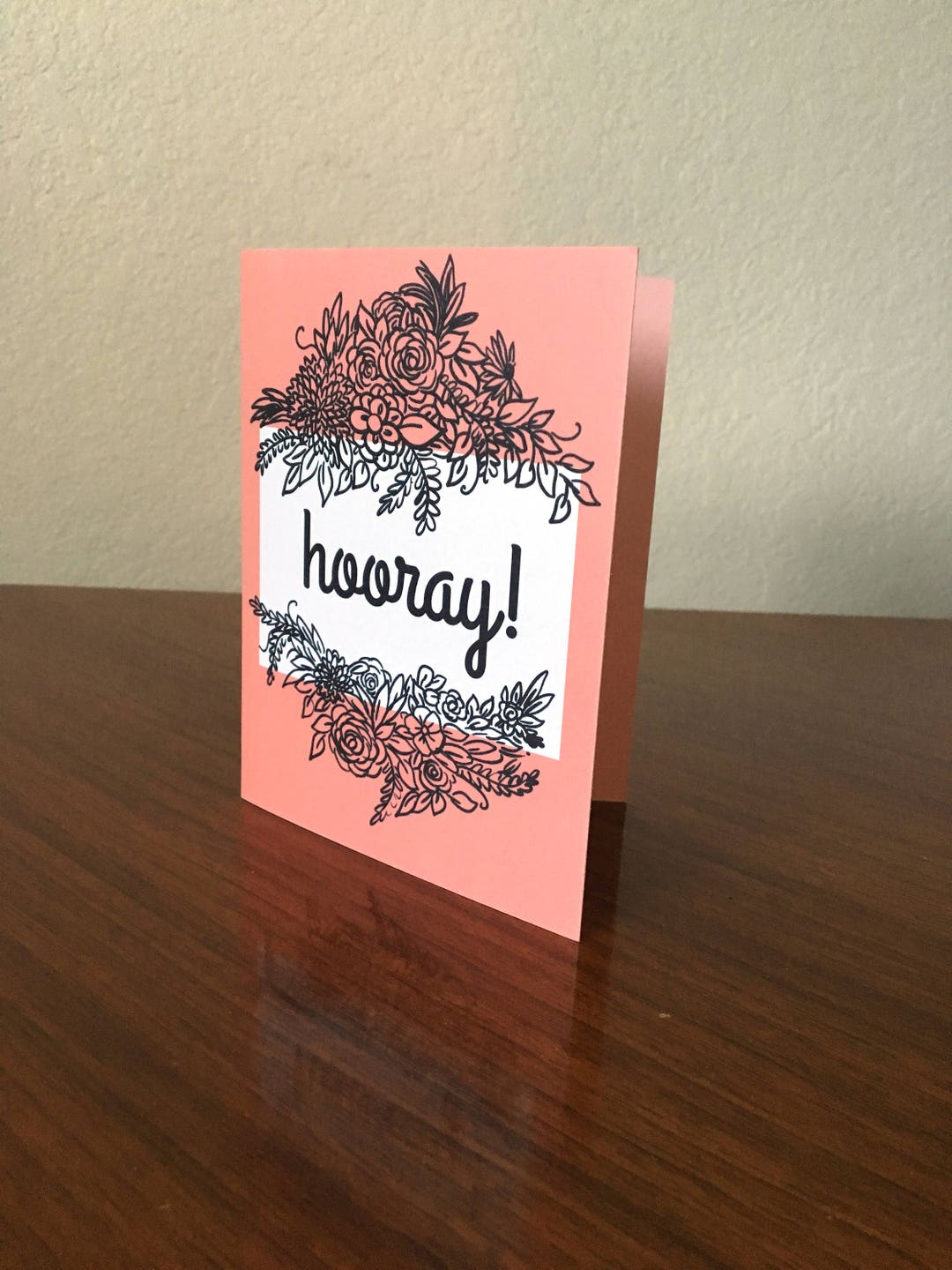 Hooray Simple Card Congratulations Wedding Shower - Etsy