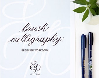 Loopy Uppercase Calligraphy Style Practice Guide - Etsy