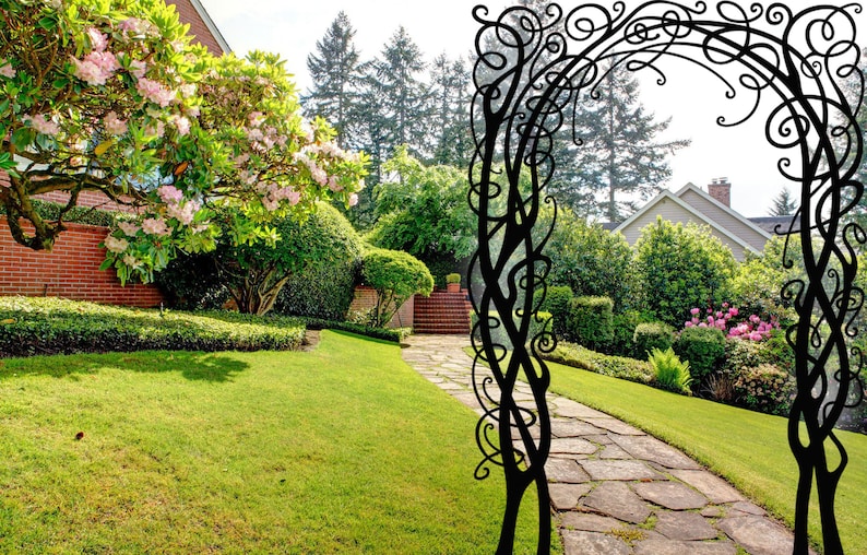 Vine Arch Digital Files for Laser Cutting. Arch Window, Png, Svg, Eps ...