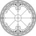 Blank for a Classic Stained-glass Window With Floral Ornaments. All ...