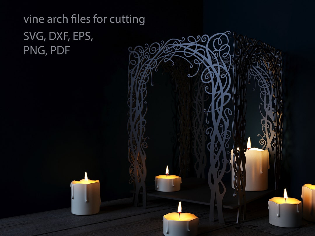 Vine Arch Digital Files for Laser Cutting. Arch Window Png - Etsy