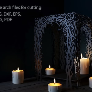 Vine Arch Digital Files for Laser Cutting. Arch Window, Png, Svg, Eps ...