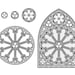 Gothic Window Set Templates. Cathedral Window Files. All Formats! Pdf ...