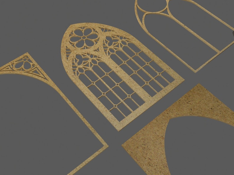 Gothic Window File for Cutting Machine. Cathedral Window Laser - Etsy