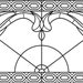 Blank for a Classic Stained-glass Window With Floral Ornaments. All ...