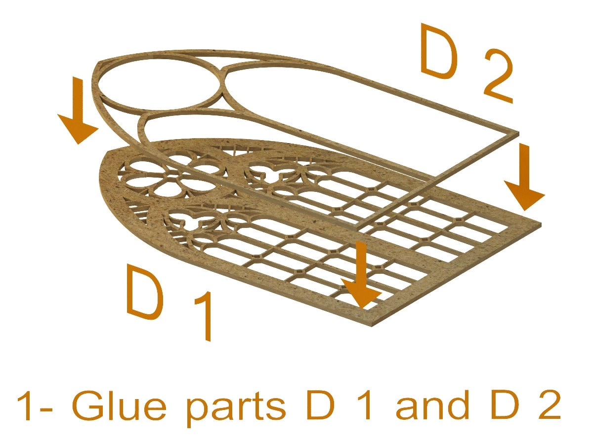 Gothic Window File for Cutting Machine. Cathedral Window Laser Cut ...