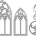 Gothic Window Set Templates. Cathedral Window Files. All Formats! Pdf ...