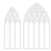 Gothic Window Set Templates. Cathedral Window Files. All Formats! Pdf ...