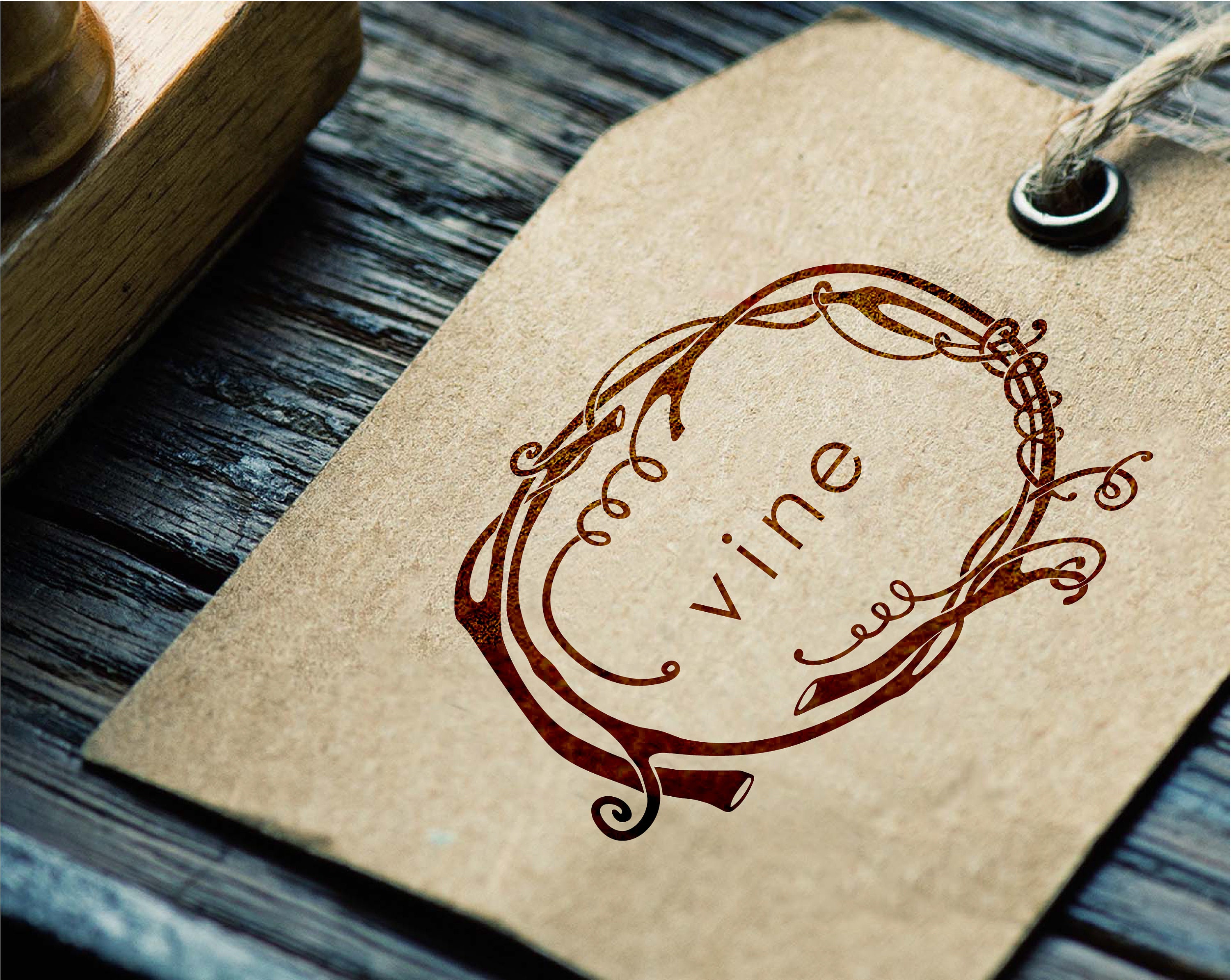 Artistic Alphabet Font From Stylized Vine Letter. Digital Clipart Eps ...