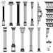 Set Classic Column Gothic, Eps, Svg, Pdf, Eps, Png, Templates, Logo ...