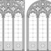 Gothic Window Set Templates. Cathedral Window Files. All Formats! Pdf ...