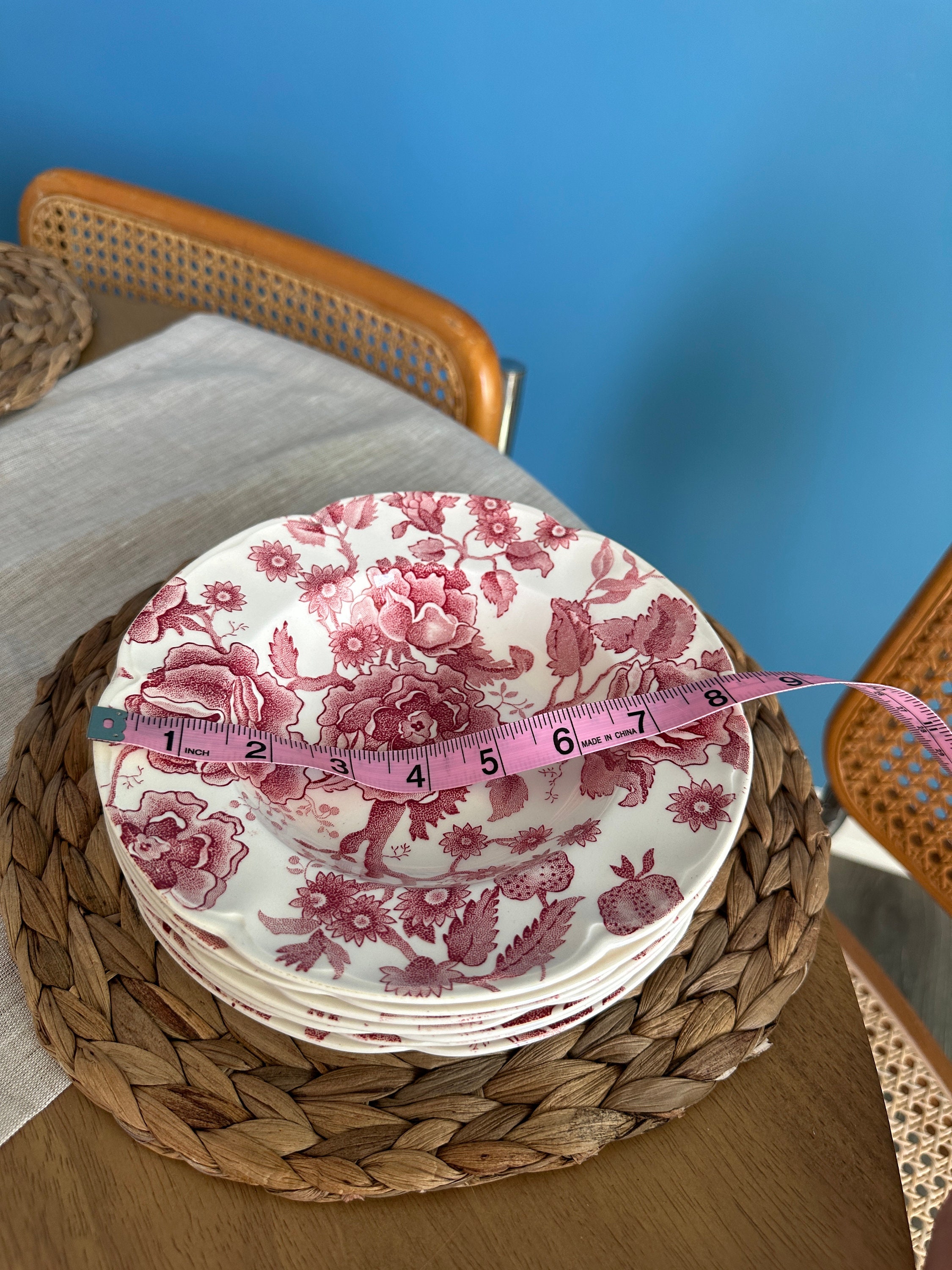 Plate Set Vintage Gift Idea Housewarming Gift Sustainable Gift Idea ...