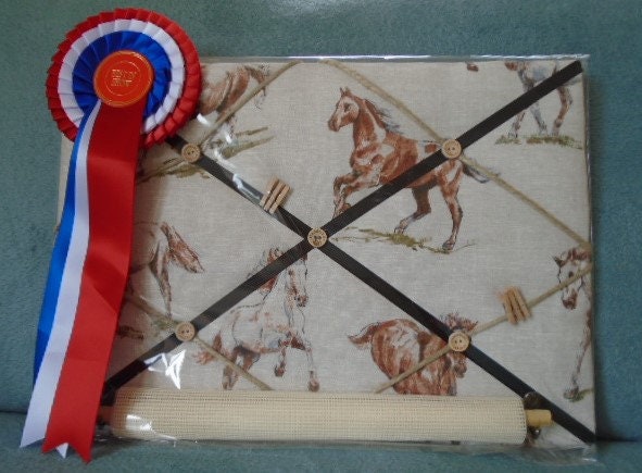 FREE DELIVERY Equestrian Rosette Display Notice Board to Display Your ...