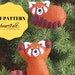 Red Panda PDF Pattern, Template, Tutorial: Make It Yourself * Sewing ...