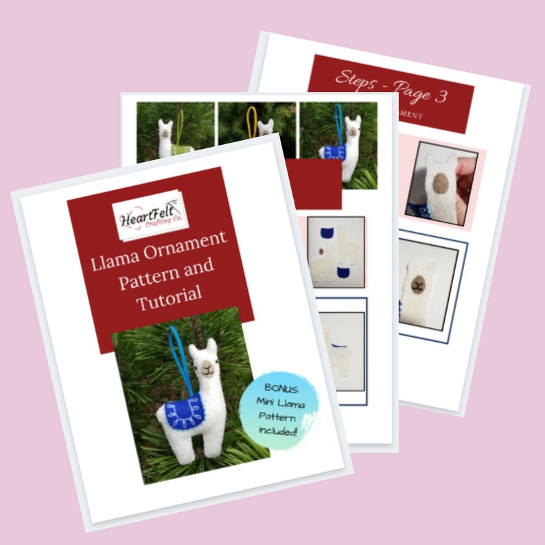 Llama Alpaca PDF Pattern Template Tutorial: Make It Yourself - Etsy Canada