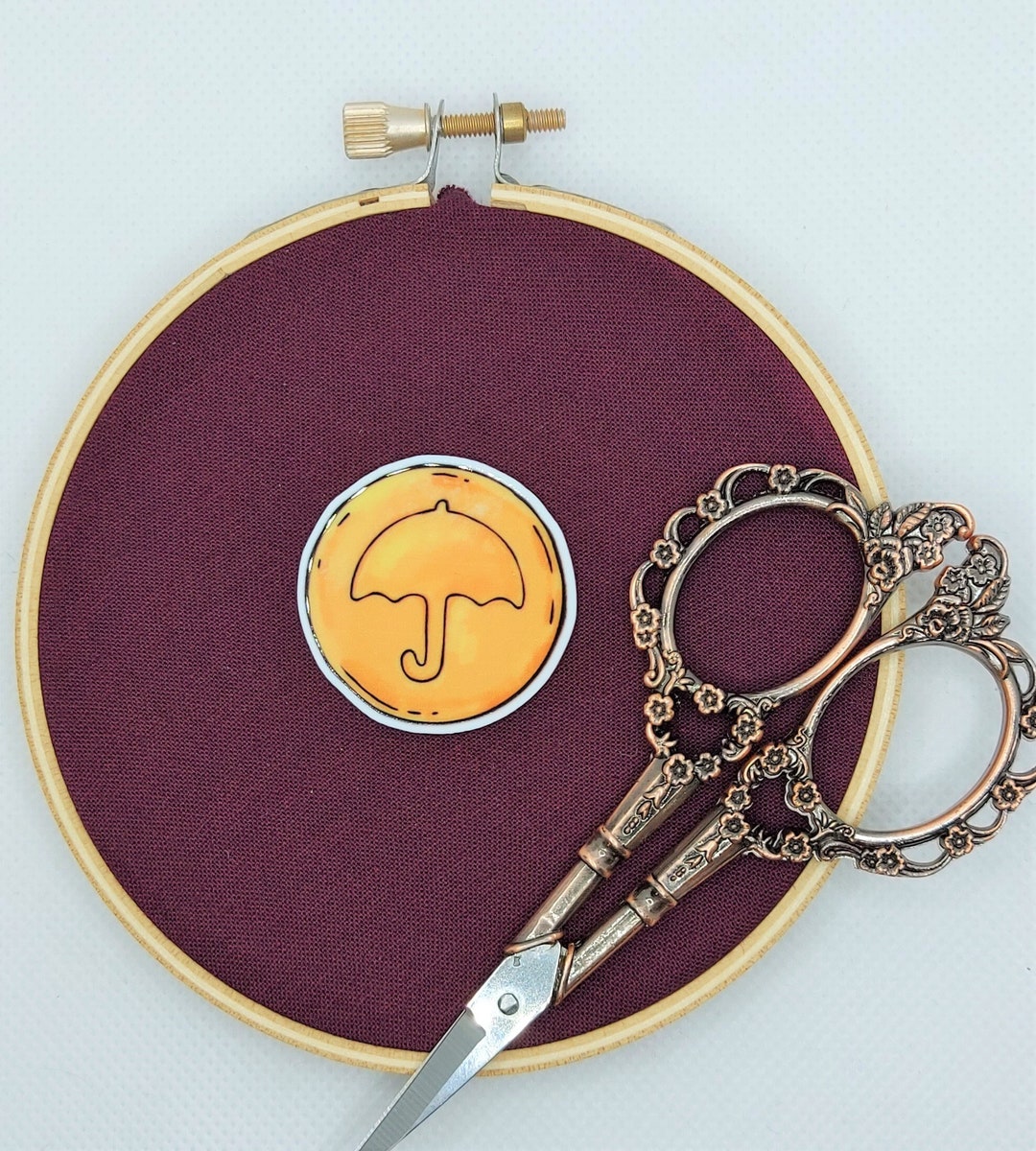 Dalgona Needle Minder, Magnet, Pin: Korean Honeycomb Toffee, Umbrella ...