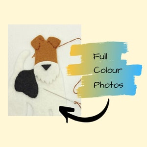 Wire Fox Terrier PDF Pattern, Sewing Template, Tutorial: Welsh Airedale ...