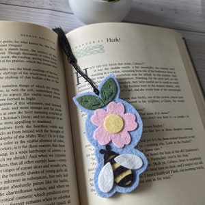 Bee Bookmark for Bible Journaling, Journal, Scrapbook, Planner - Felt ...