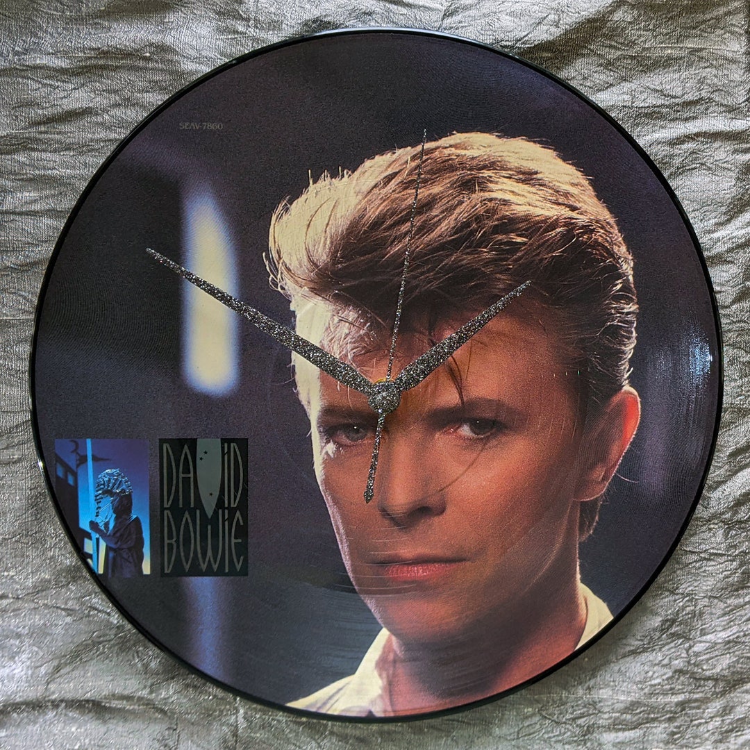 David Bowie Record Clock: 1984 "loving the Alien" 12 Inch Vinyl Picture ...