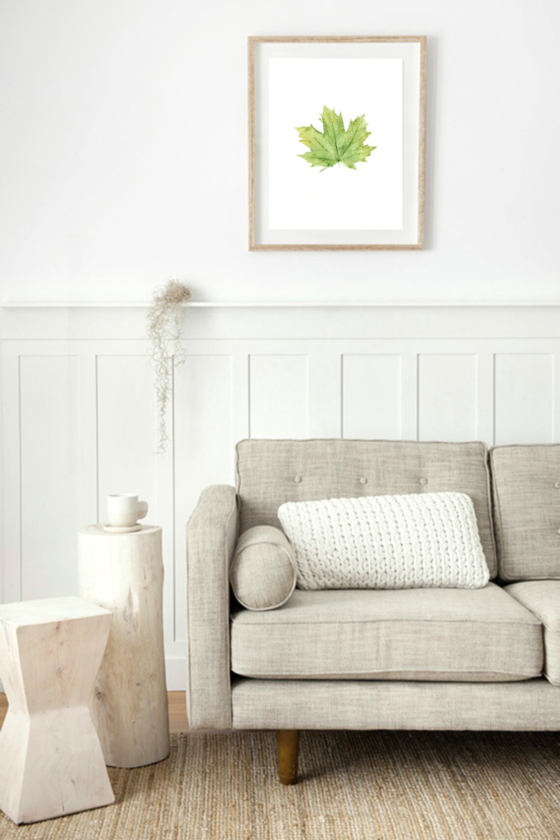 Spring Maple Leaf Wall Art Watercolor Mapl Leaf Painting - Etsy UK