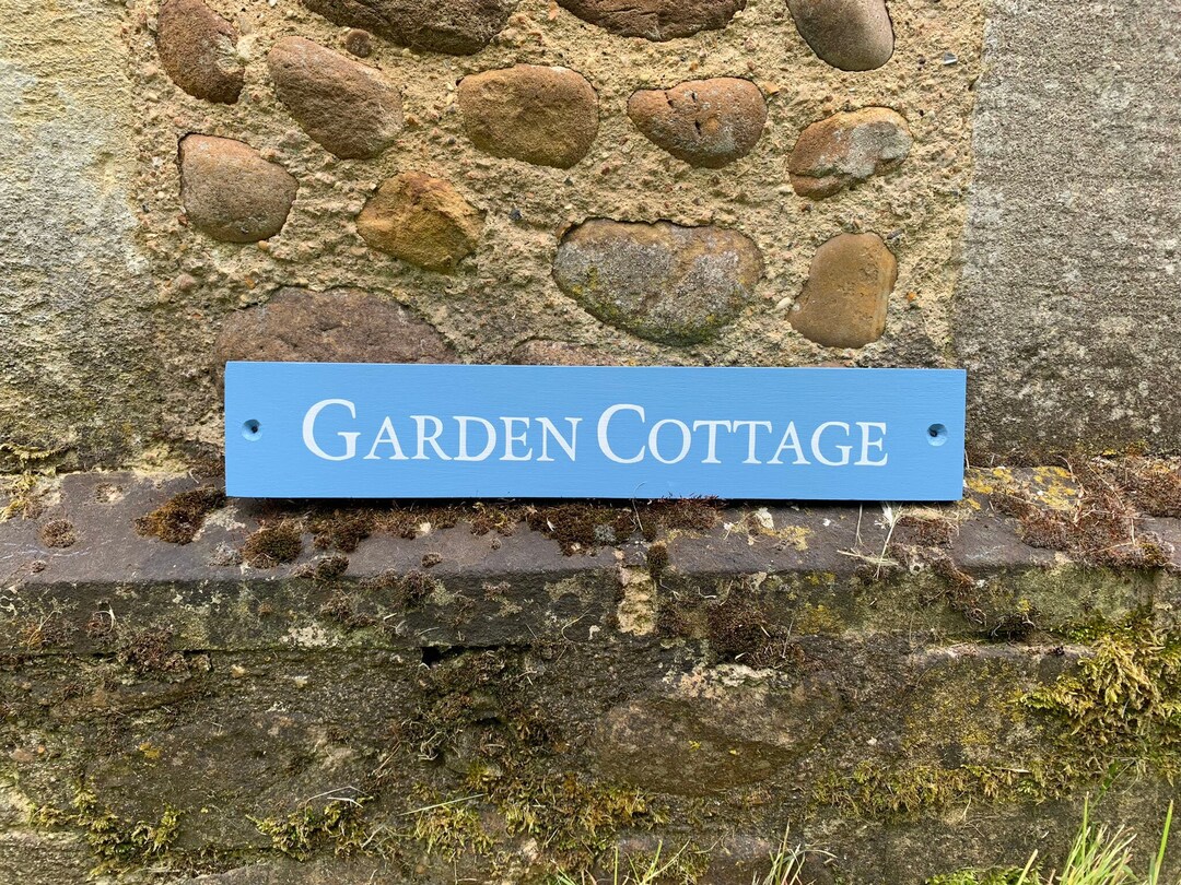 Custom Made Hand Painted Traditional House / Cottage Name or Number ...