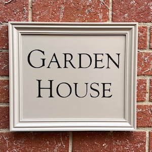 Custom Traditional Hand Painted Framed House Name Sign, Personalised - Etsy