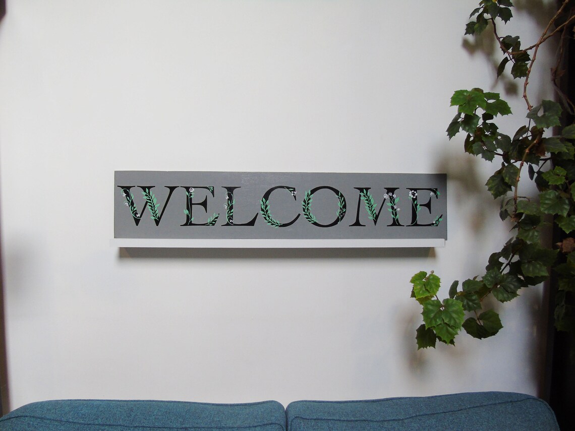 Handpainted Welcome Sign - Etsy