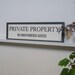 Private Property Sign Hand Painted and Framed - Etsy