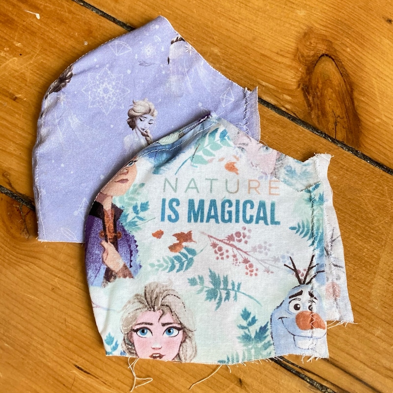 Toddler Face Mask Frozen - Etsy