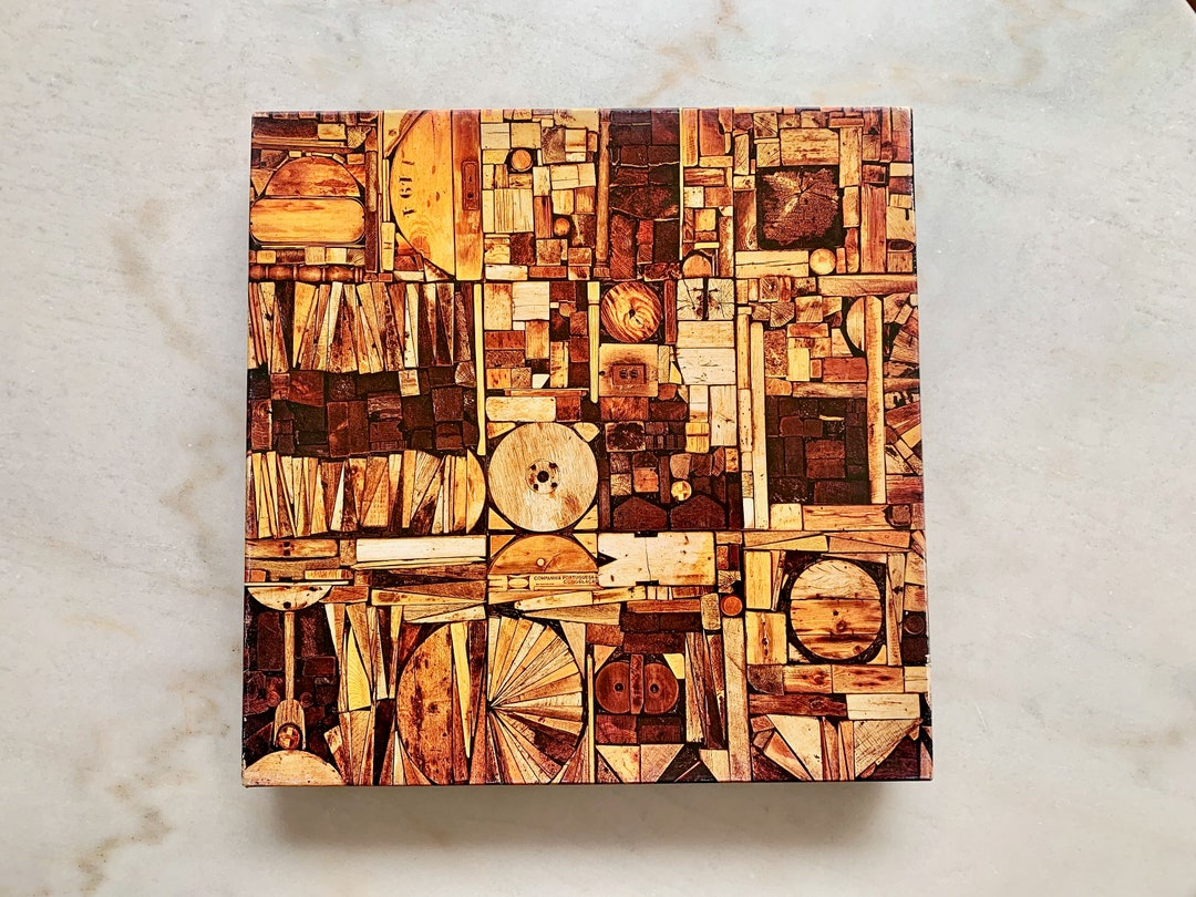 Vintage Springbok Puzzle wood Collage - Etsy