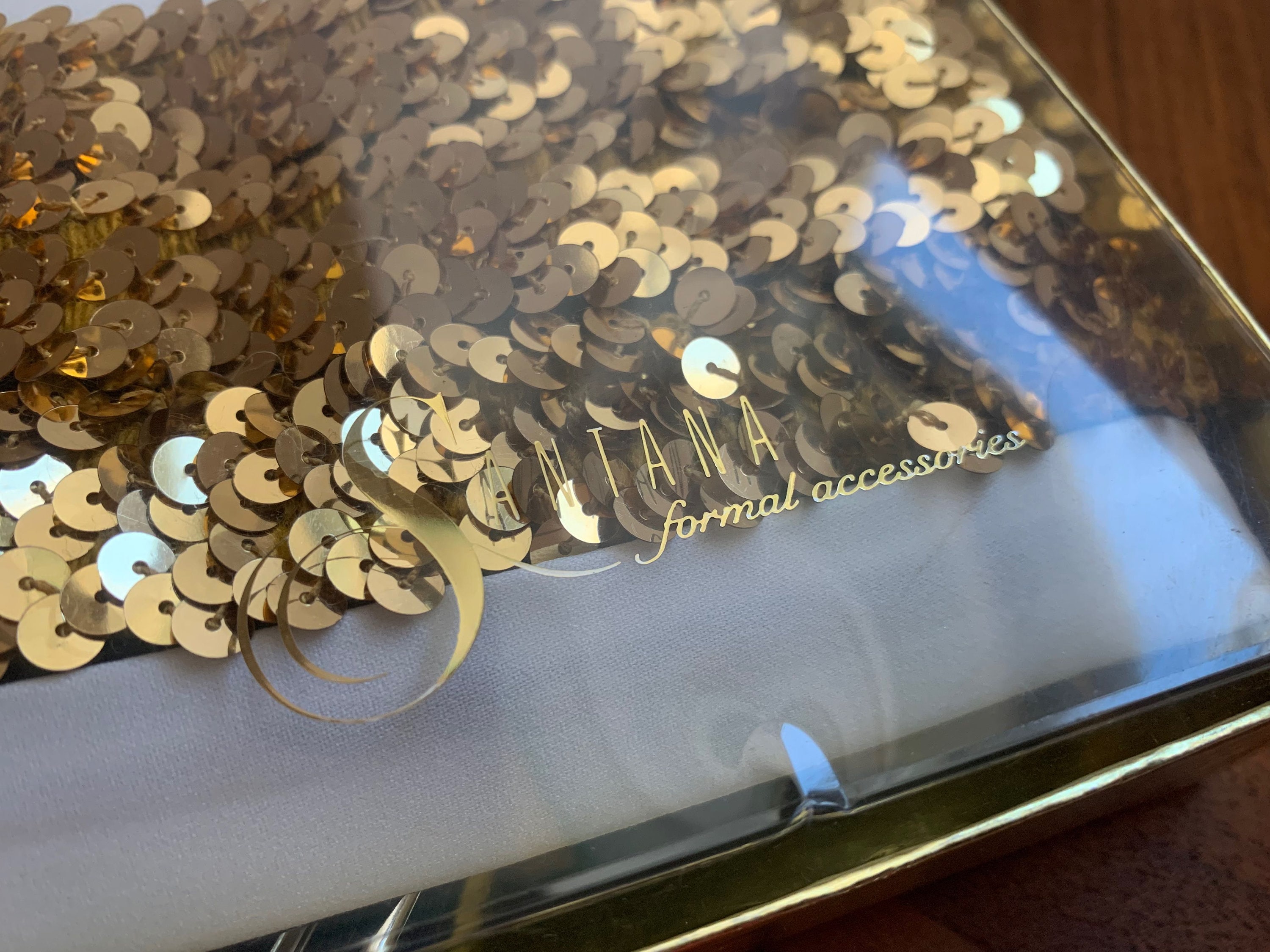 70s Gold Sequin Bow Tie and Cummerbund Set / NOS - Etsy