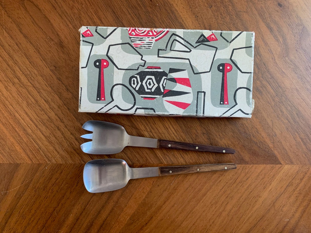 Vintage MCM Spoon and Fork Y K.G.G. Rostfrei German Stainless Steel ...