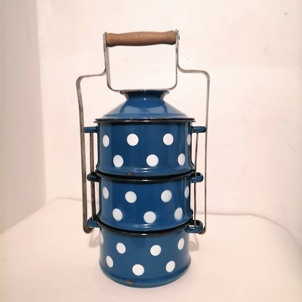 Enamel Lunch Box - Etsy