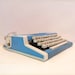 Vintage Typewriter / Typewriter With Box/ Unis Tbm De Luxe Typewriter ...