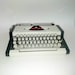 Vintage Mechanical Typewriter / White Working Typewriter / Typewriter ...
