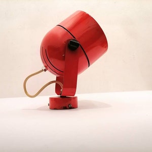 Vintage Wall Lamp / Retro Lamp/ Spot Light / Adjustable Lamp/ Red Light ...