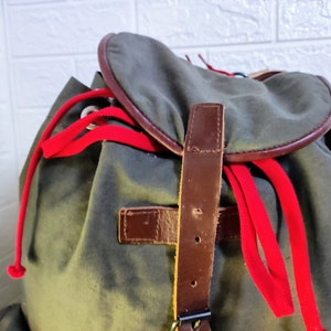 Vintage Backpack/ Green Backpack Old Backpack/ Vintage Rucksack/ Retro ...