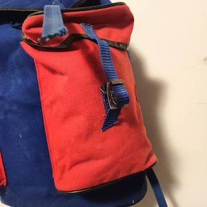 Vintage Backpack/ Old Backpack/ Vintage Rucksack/ Retro/ Canvas ...