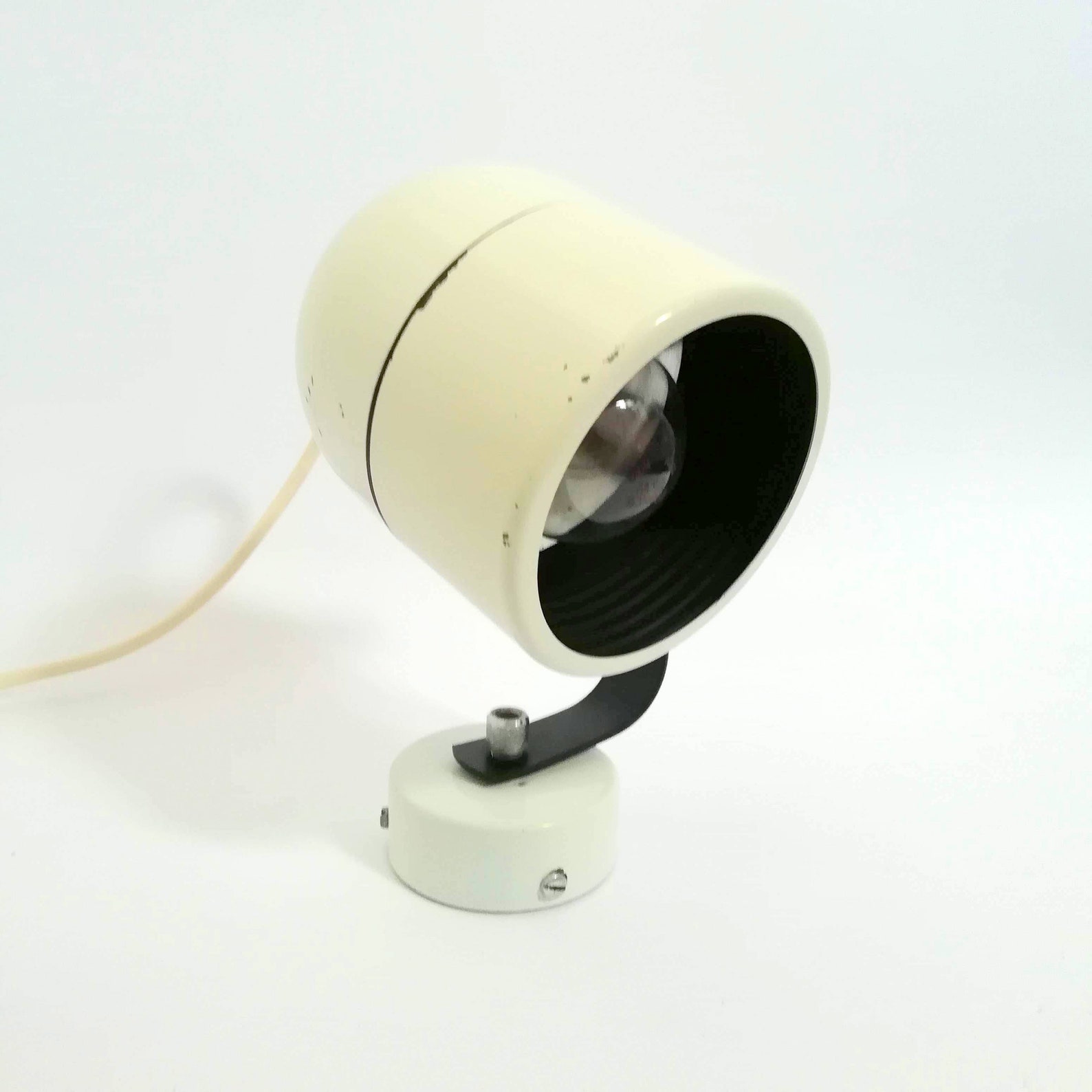 Vintage Adjustable Wall Lamp, 70s Retro Spotlight - Etsy