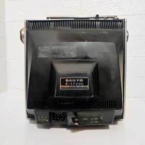 Vintage Portable Television / Tv Set From Japan /70s / Retro Sanyo TV ...