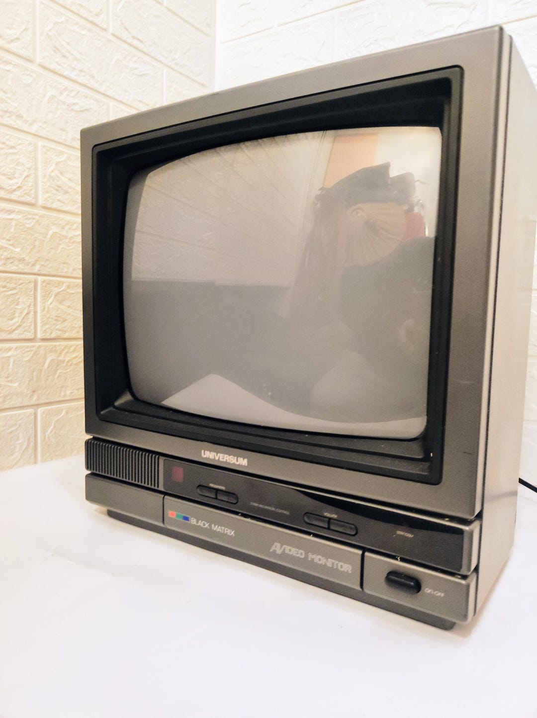 Retro Portable Universum / Black Plastic Tv/ Mid Century Colour Tv ...