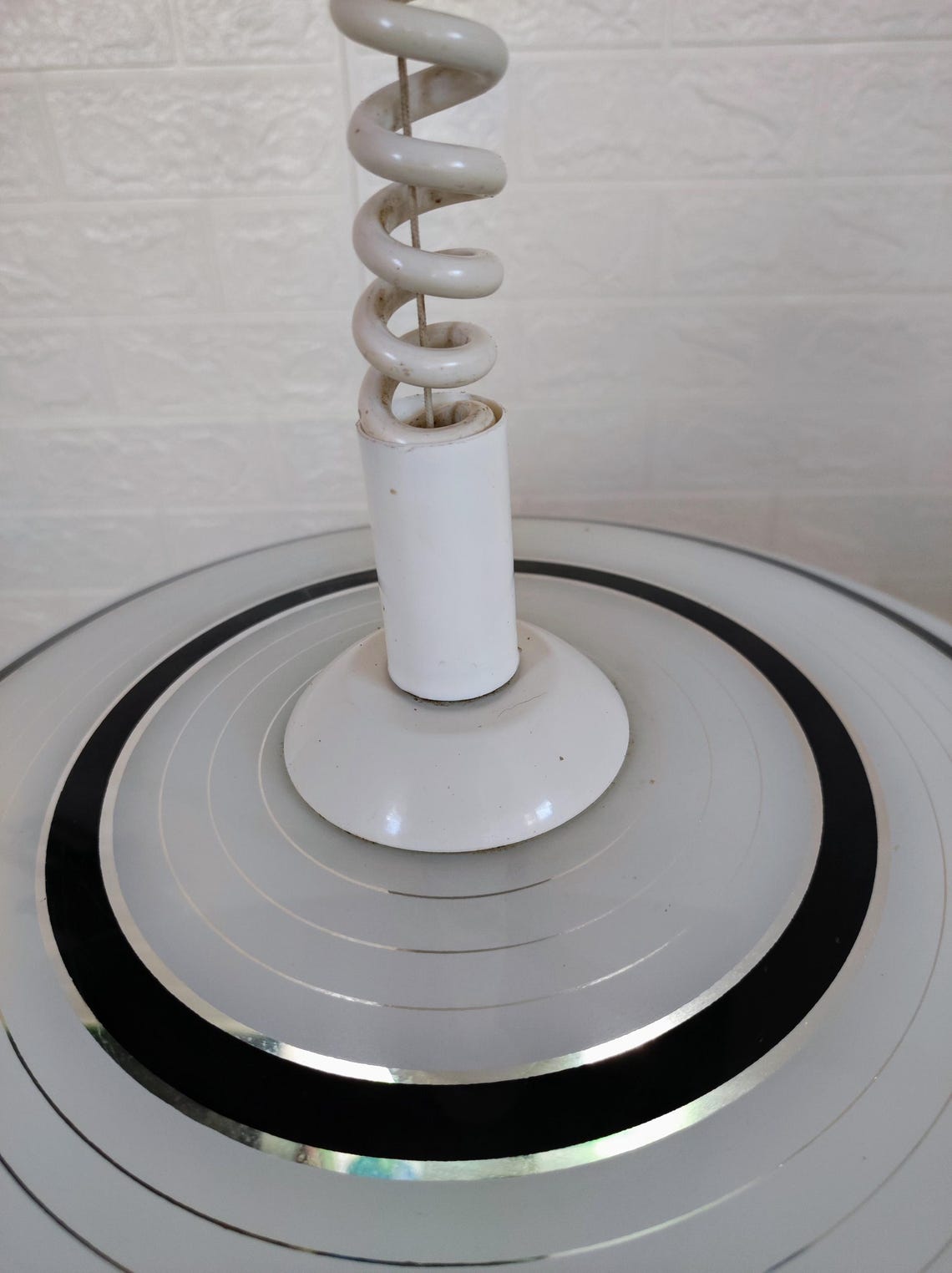 Vintage Adjustable Trumpet Ceiling Light / Space Age Pendant Lamp ...