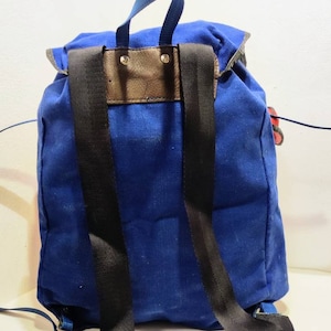 Vintage Backpack/ Old Backpack/ Vintage Rucksack/ Retro/ Canvas ...