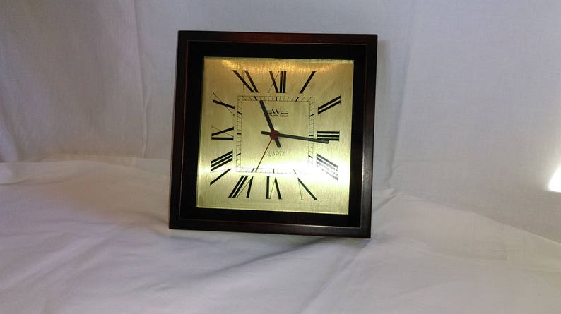 Vintage Wooden Kitchen Wall Clock 1970/80s - Etsy